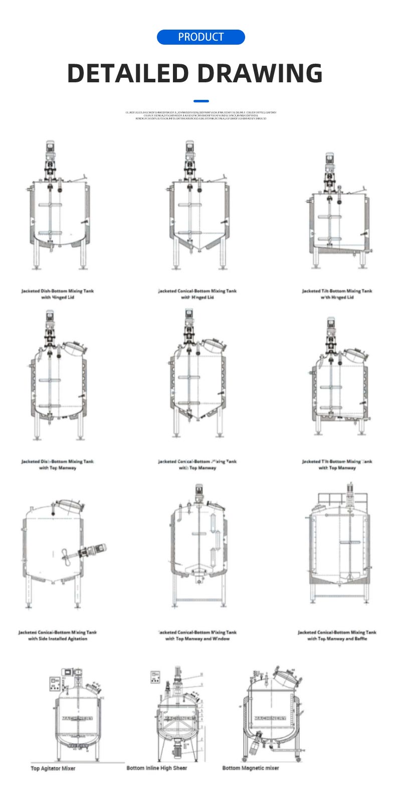 Stainless Steel Mixing Tank and Mixer homogenizers For liquid detergent ...